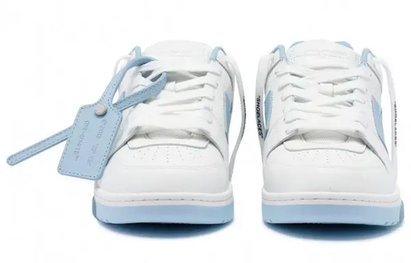 Off-White Out Of Office Leather Sneaker - White/blue