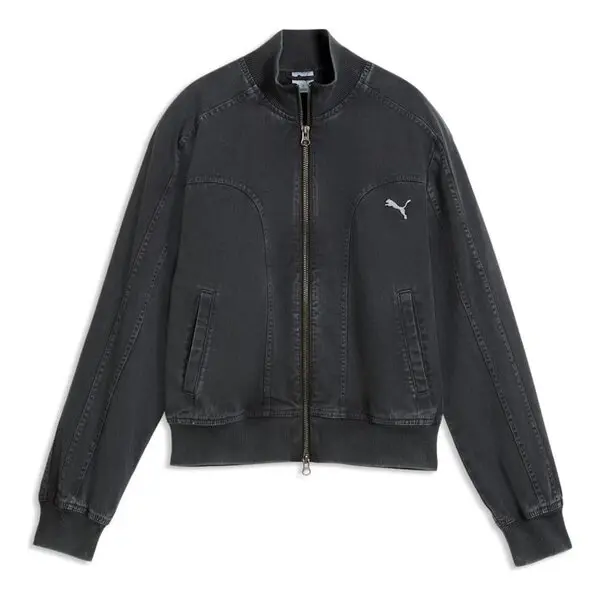 PUMA Archive Washed Twill Short Jacket - Puma Black