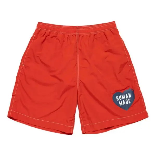 HUMAN MADE Swim Shorts - Red
