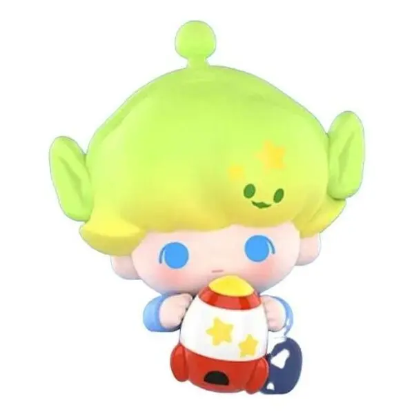 POP MART Pop Bean Dimoo World X Pixar Series Dimoo As Alien Collectible - Multi-color