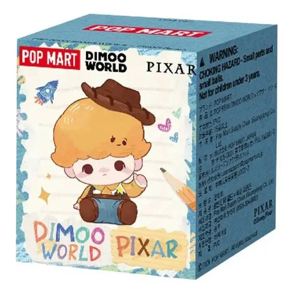 POP MART Pop Bean Dimoo World X Pixar Series Sealed Case - Multi-color