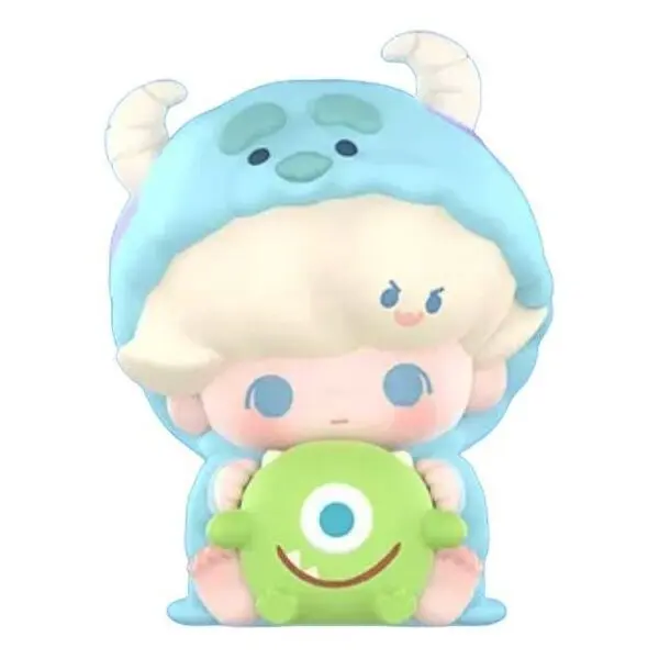 POP MART Pop Bean Dimoo World X Pixar Series Dimoo As Sulley Collectible Figure - Multi-color