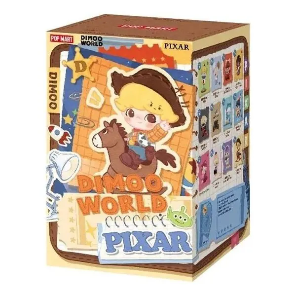 POP MART Dimoo World X Pixar Series Figures Sealed Case