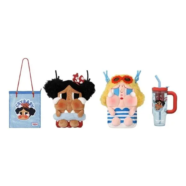 POP MART Crybaby Vacation Mode On Series Set - Multi-color