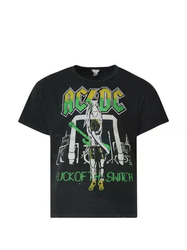 MadeWorn Ac/dc Power Surge Graphic Tee - Black