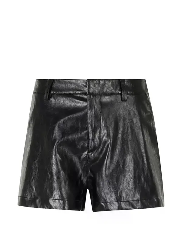 Federica Tosi Crinkled Finish Belt Loops Shorts