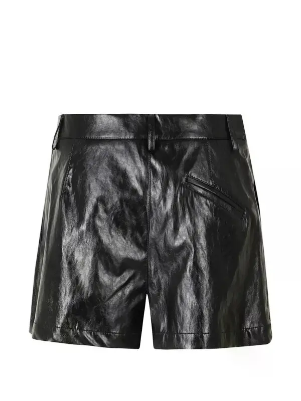 Federica Tosi Crinkled Finish Belt Loops Shorts