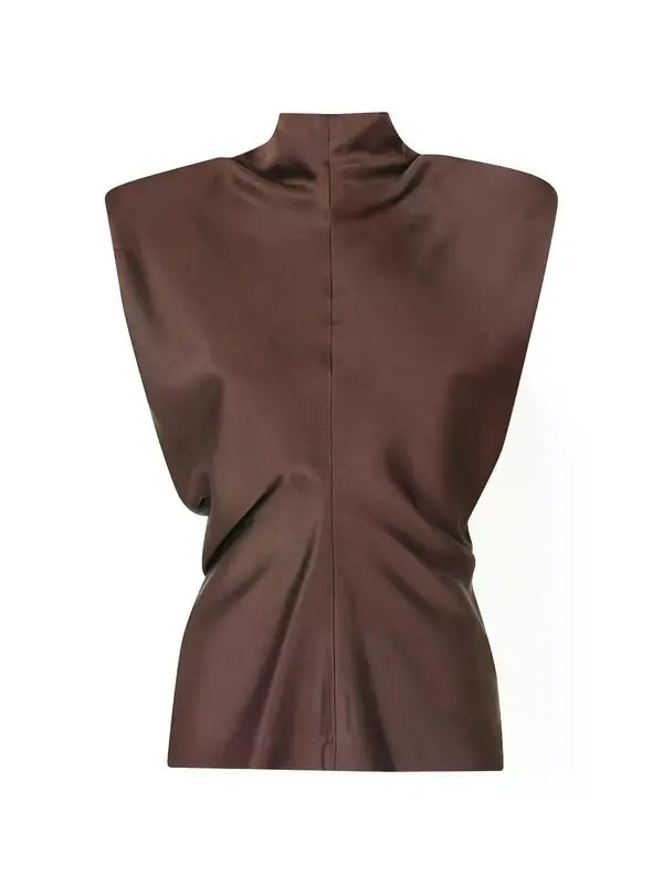 Federica Tosi Sleeveless Blouse - Brown