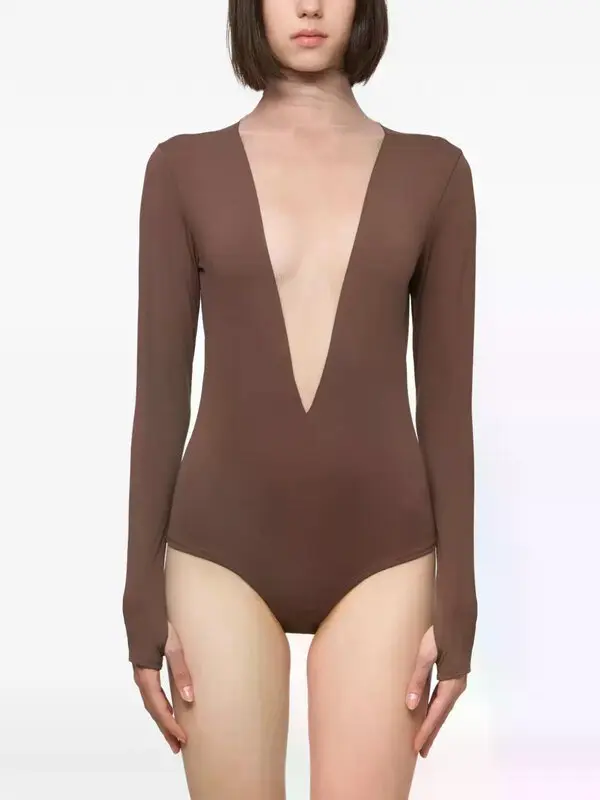 ATU BODY COUTURE Long Sleeve Top With Tulle Insert