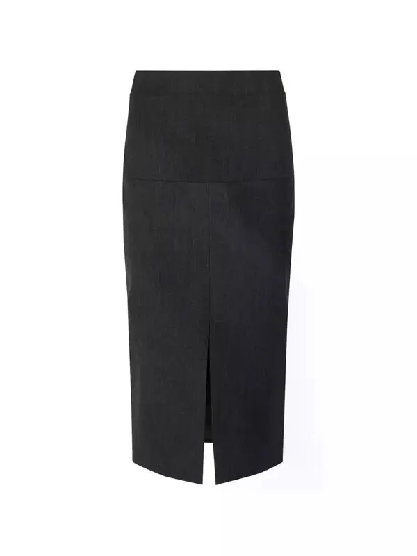 Federica Tosi Pencil Midi Skirt With Front Slit