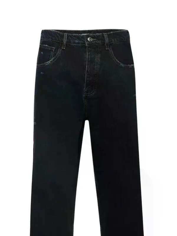 NAHMIAS Distressed Straight-leg Jeans
