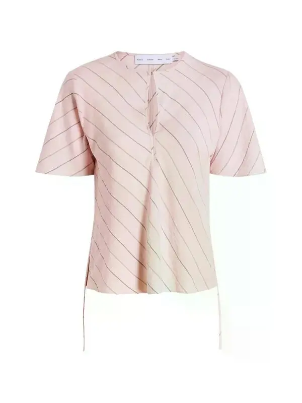 Proenza Schouler White Label Tasha Pinstripe-print Blouse