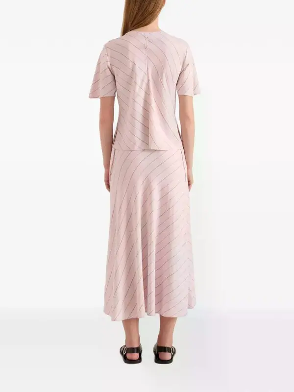 Proenza Schouler White Label Tasha Pinstripe-print Blouse