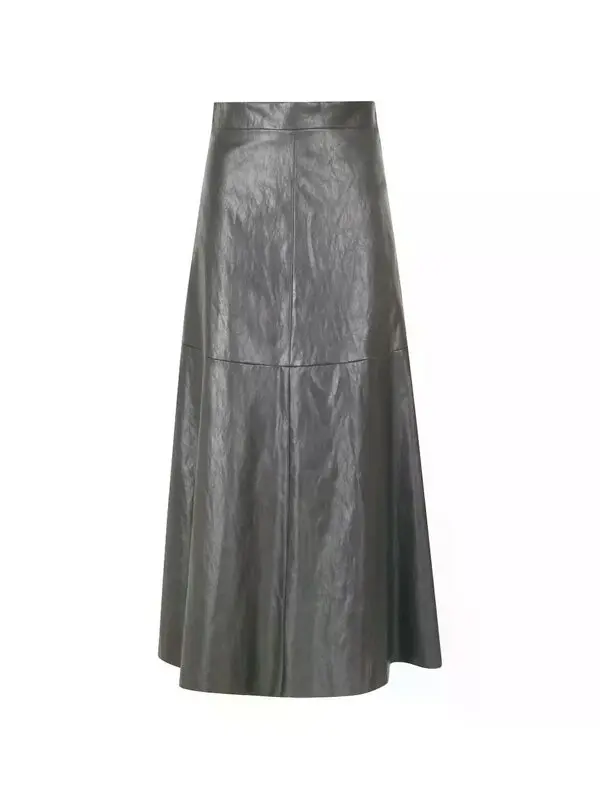 Federica Tosi Crinkled Effect A-line Midi Skirt