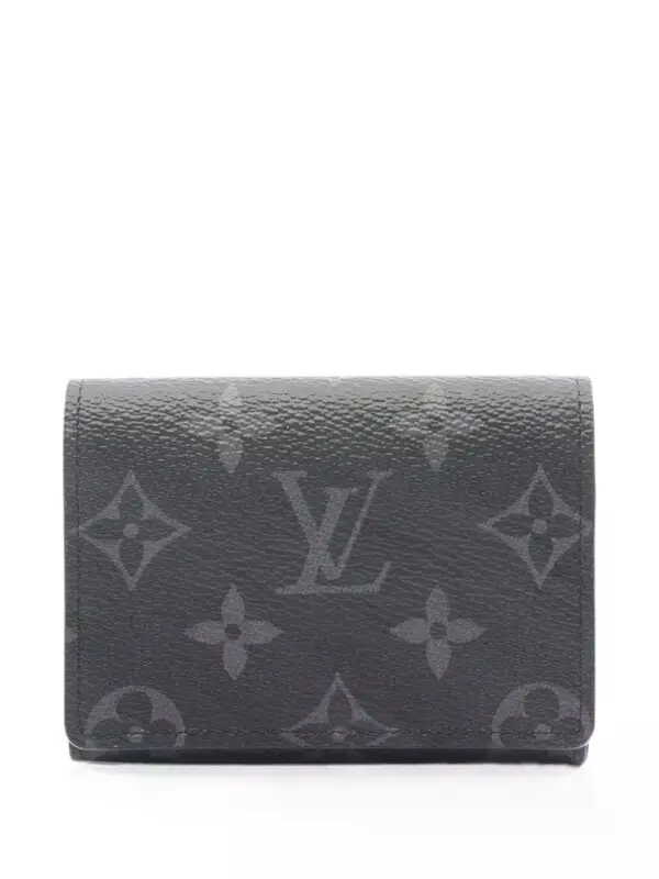 LOUIS VUITTON Monogram Eclipse Card Case - Black