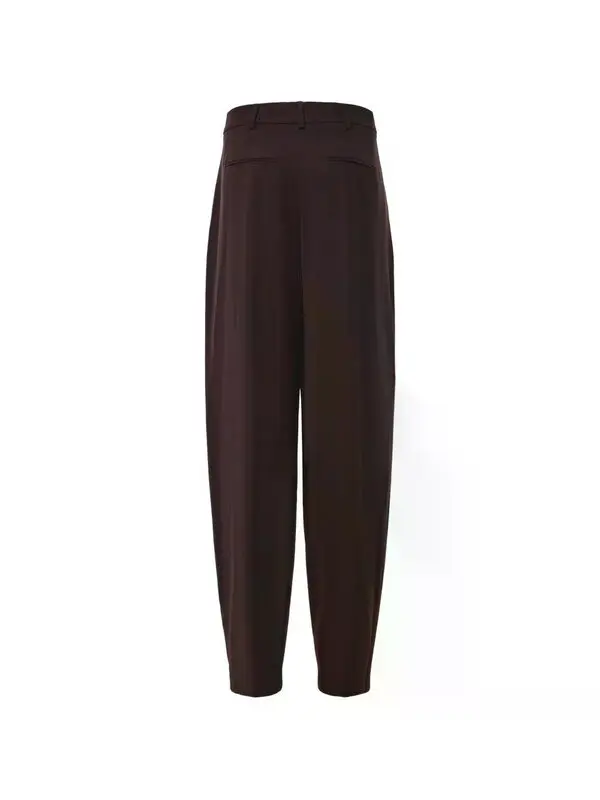 Andamane Pleated Tapered Trousers
