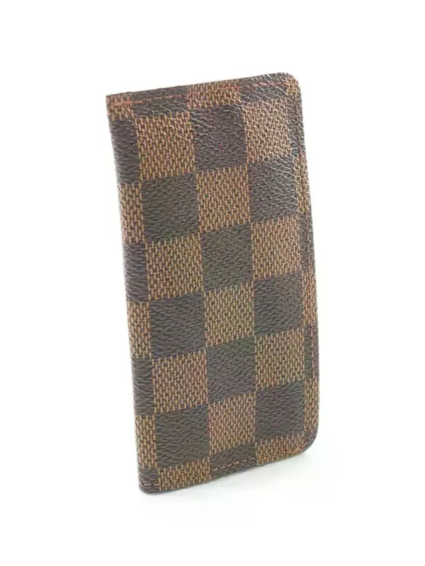 LOUIS VUITTON 2003 Pm Damier Ebene Clochette Key Case
