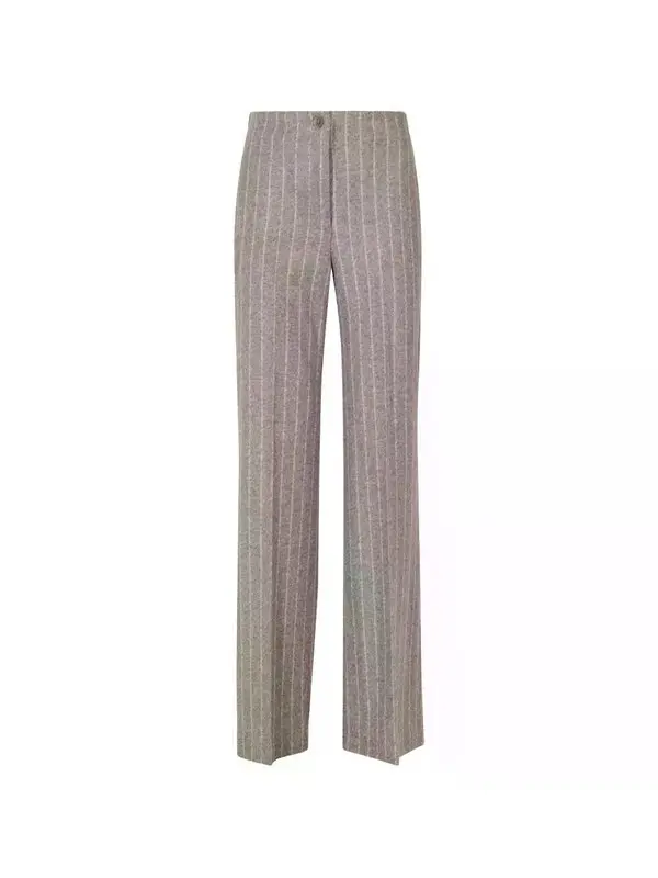 Seventy Pinstripe Pattern Straight-leg Trousers