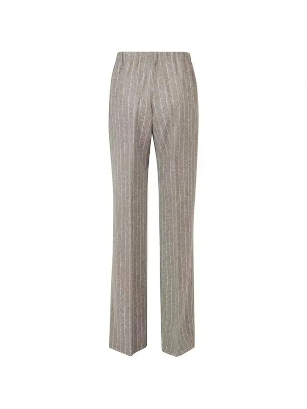 Seventy Pinstripe Pattern Straight-leg Trousers