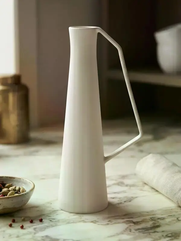 DOMENICONI Geometric Side-handle Jug Vase