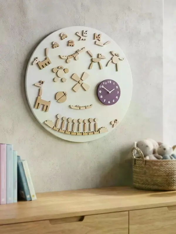 DOMENICONI Tic Animal-detail Magnetic Wall Clock