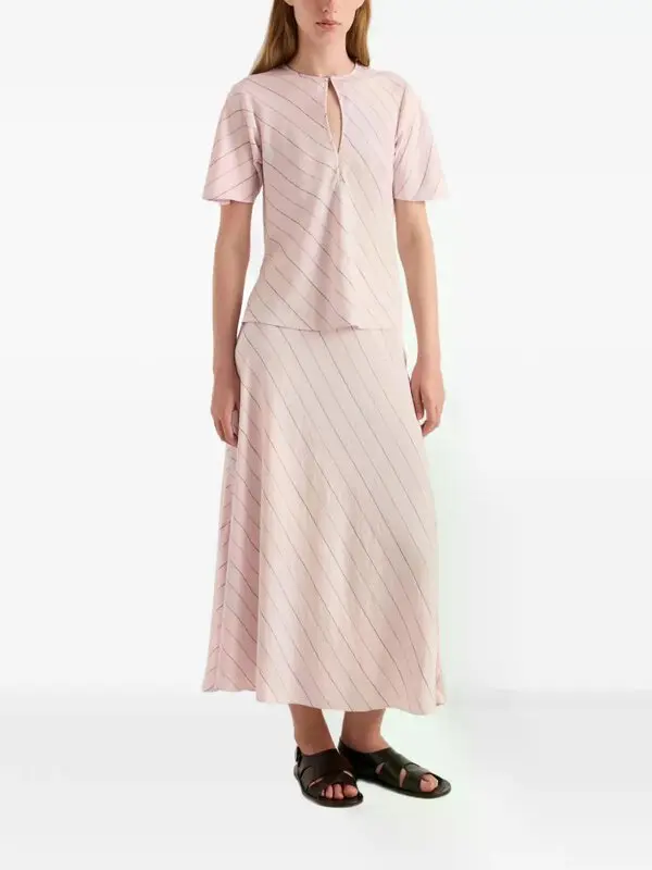 Proenza Schouler White Label Gina A-line Midi Skirt