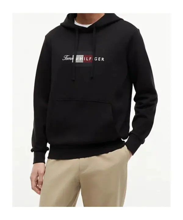 Tommy Hilfiger Logo-print Drawstring Hoodie
