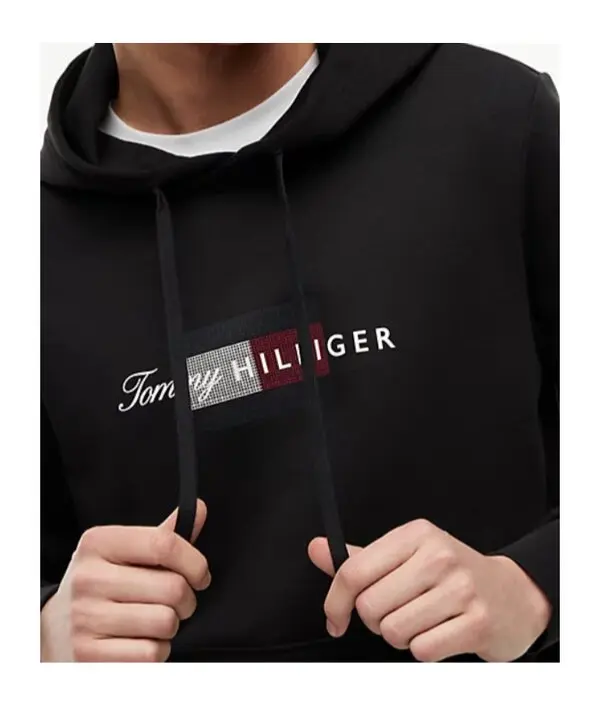 Tommy Hilfiger Logo-print Drawstring Hoodie