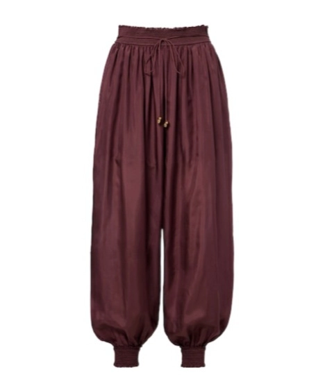 Zimmermann Aster Silk Habotai Balloon Pants