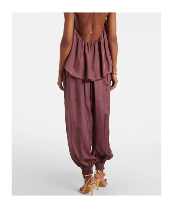 Zimmermann Aster Silk Habotai Balloon Pants