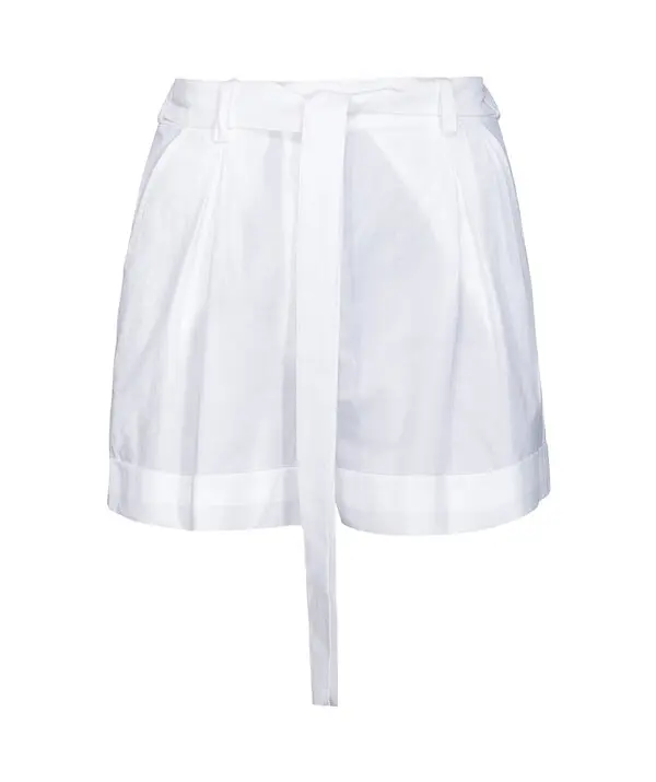 Pinko Primula Belted Shorts - White