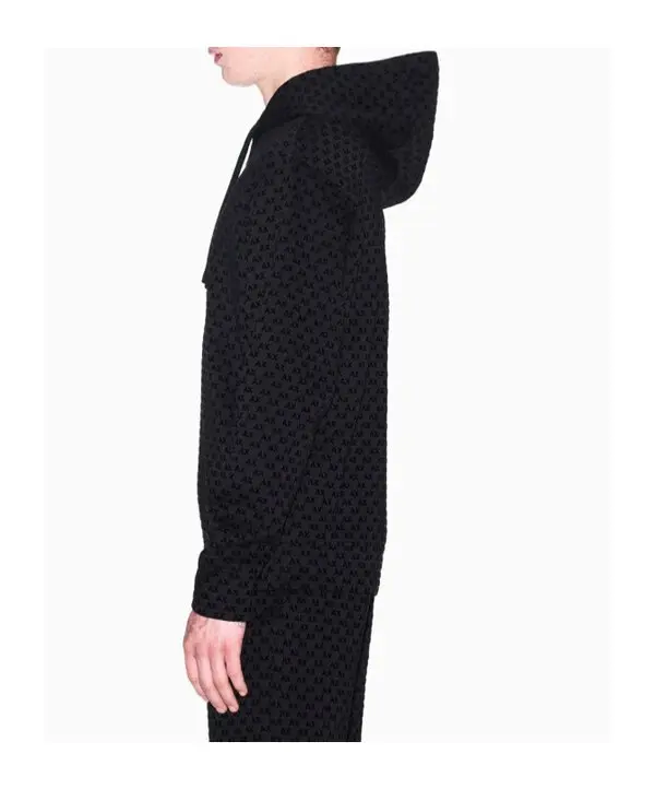 Armani Exchange Bonded Stretch Cotton Sweatshirt