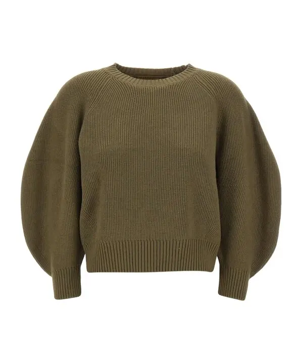 KAOS Ribbed Balloon-sleeve Sweater