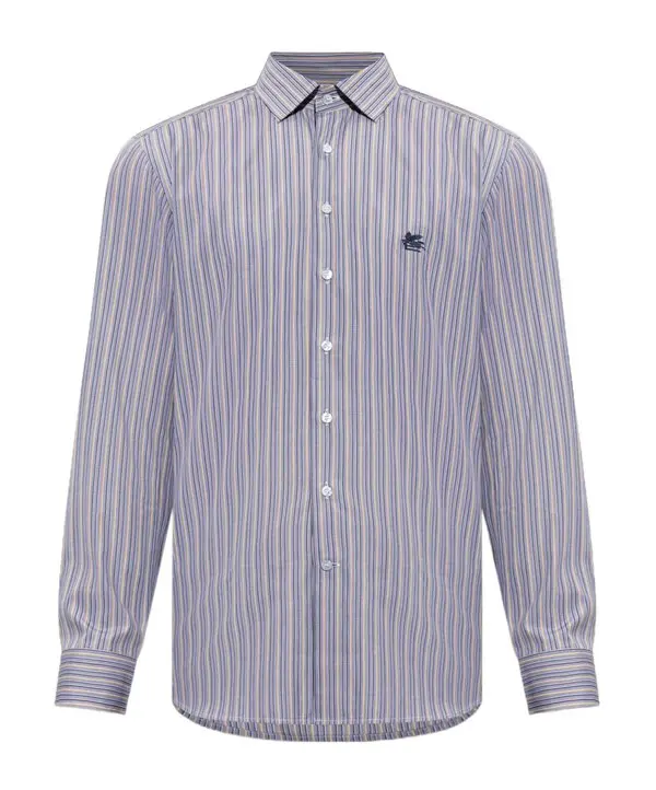 Etro Embroidered Striped Shirt - No