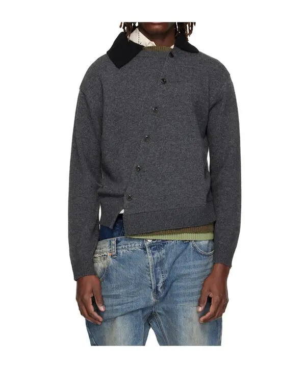 Andersson Bell Layered Collar Cardigan