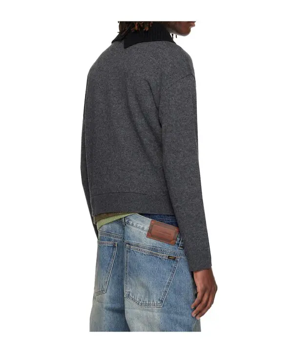 Andersson Bell Layered Collar Cardigan