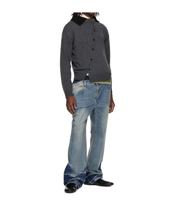 Andersson Bell Layered Collar Cardigan