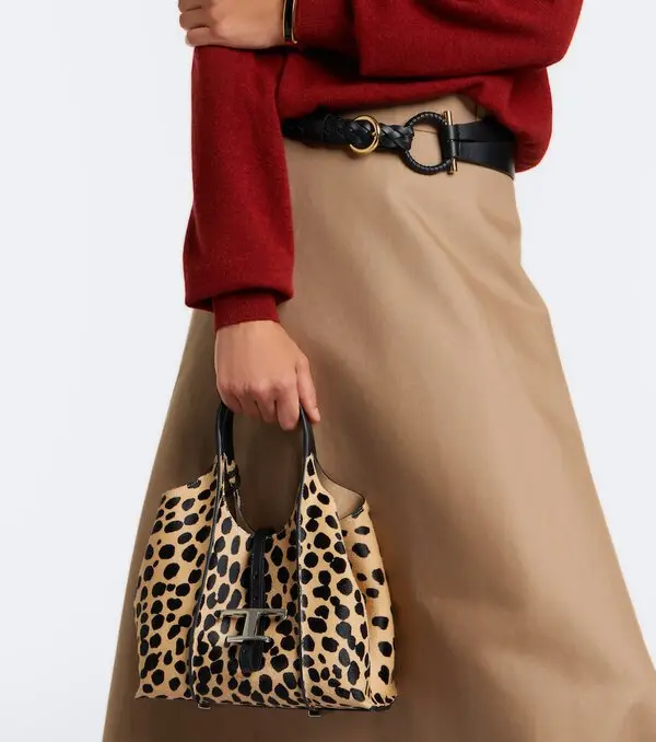 TOD'S Small Calf Hair Top-handle Bag