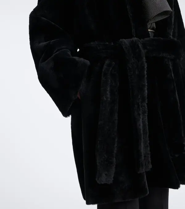 Nour Hammour Raquel Shearling Coat