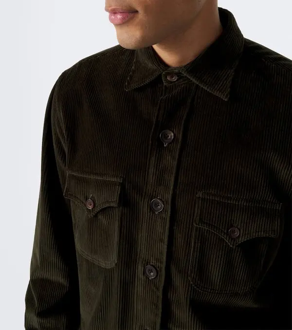 Rubinacci Cotton Corduroy Overshirt