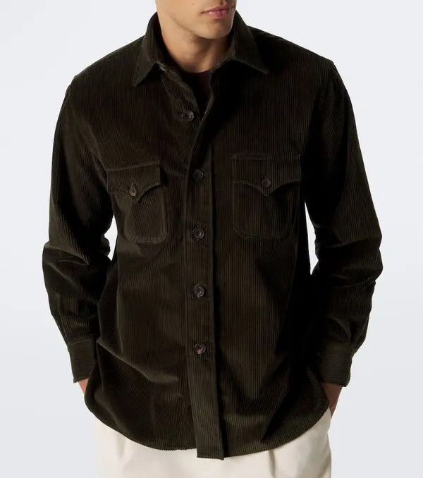 Rubinacci Cotton Corduroy Overshirt