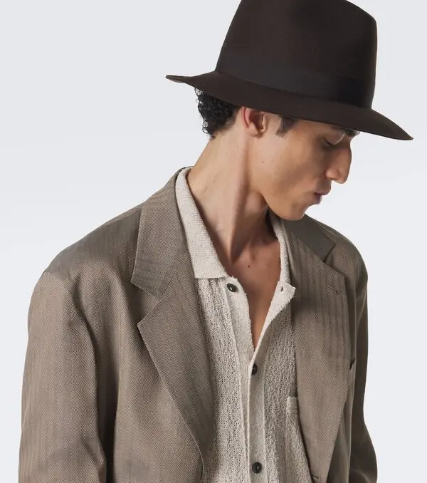 Giorgio Armani Virgin Wool Felt Fedora