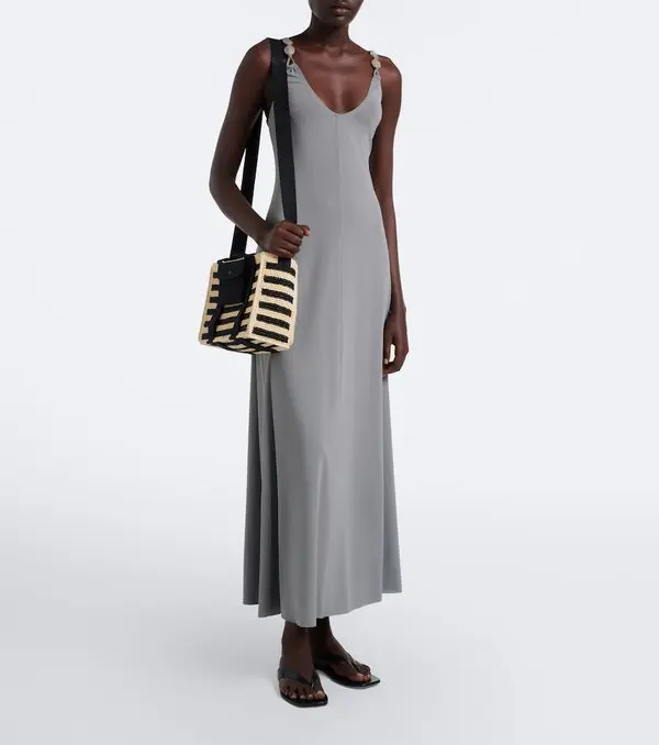 ERES Voyageur Mini Raffia Top-handle Bag