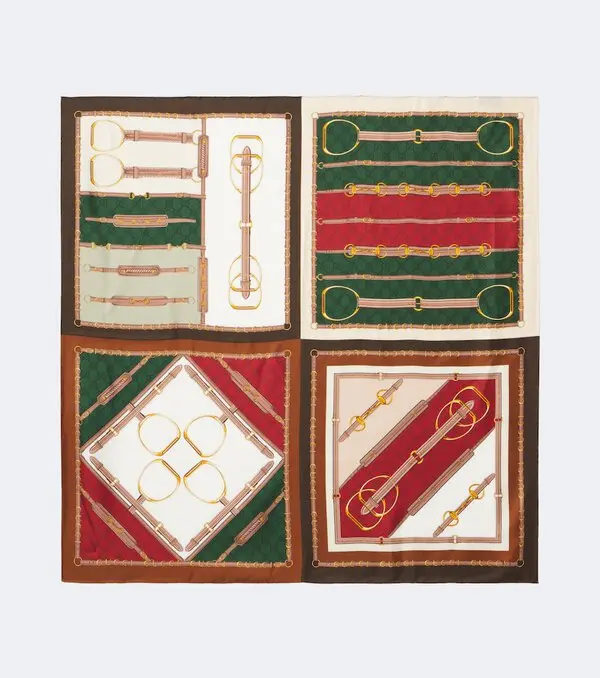 Gucci Silk Twill Scarf