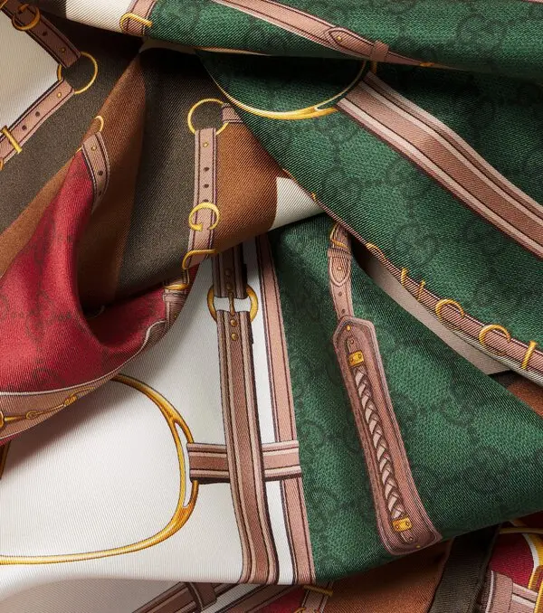 Gucci Silk Twill Scarf