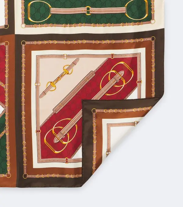 Gucci Silk Twill Scarf