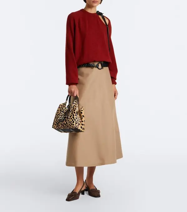 TOD'S Suede Slingback Pumps