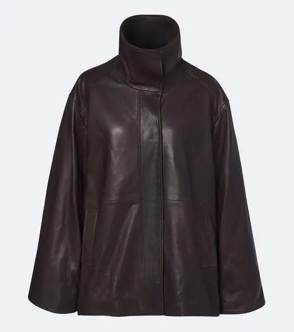 Nour Hammour Lowen Leather Jacket