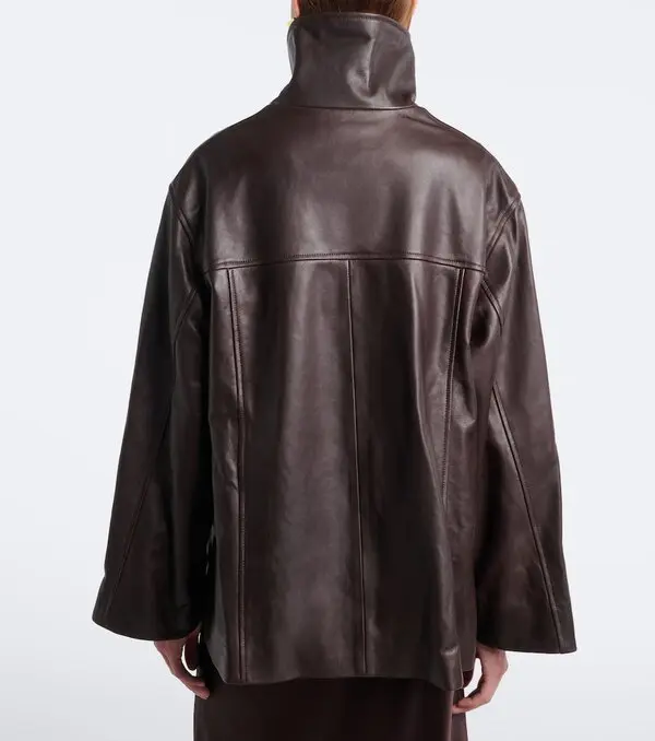 Nour Hammour Lowen Leather Jacket
