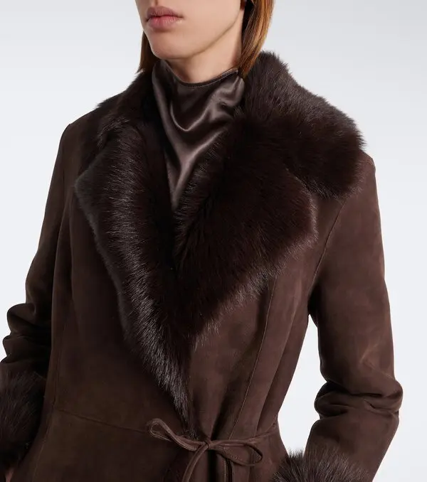 Nour Hammour Joni Shearling Jacket